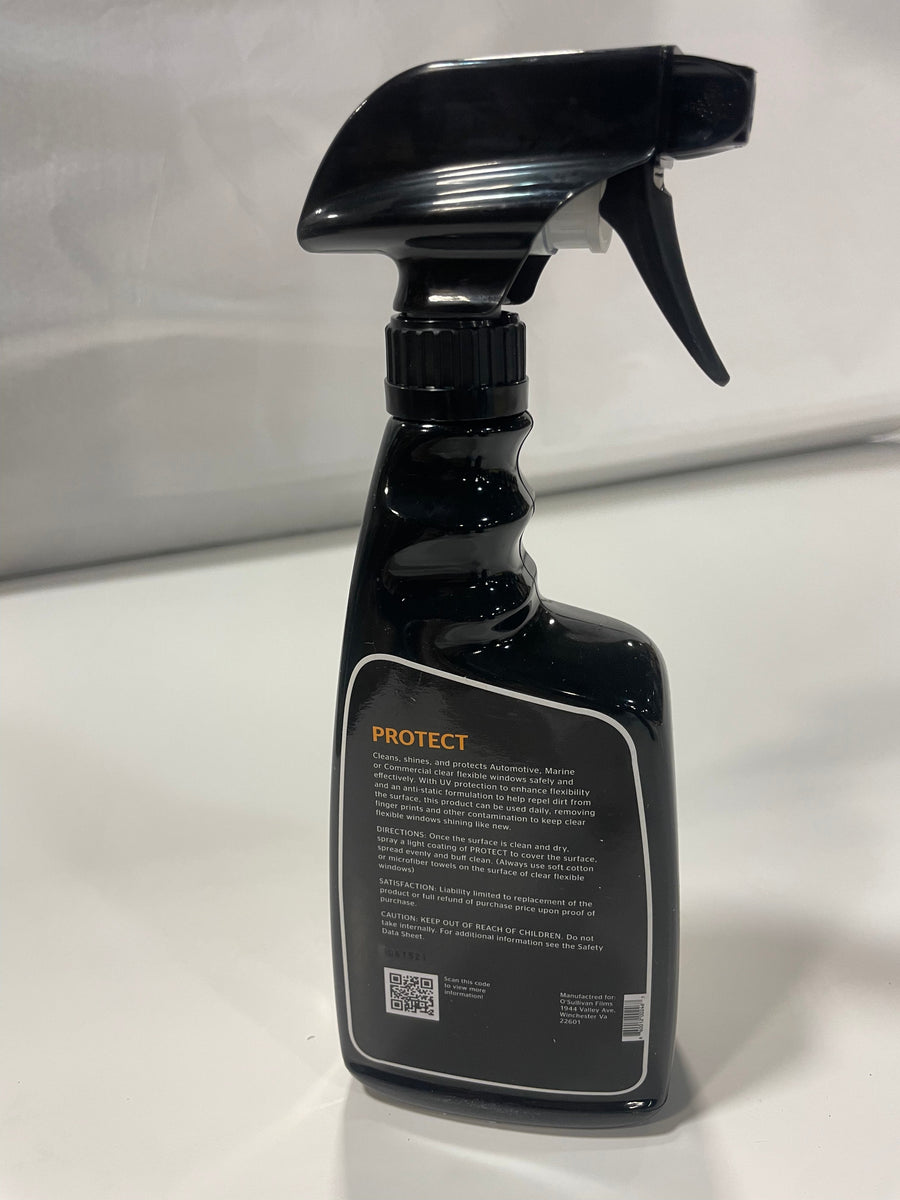 Clear Vinyl Cleaner – www.MarineVinylFabric.com